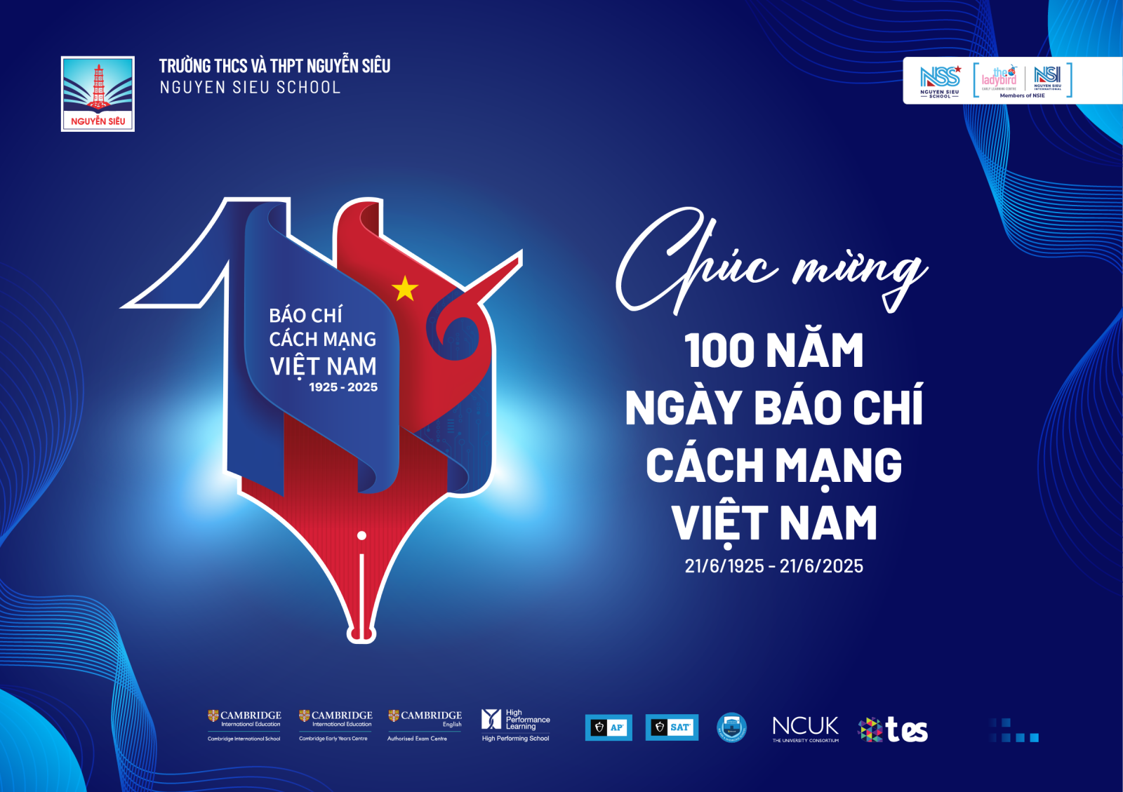 Nguyễn Siêu School (Hanoi, Vietnam) - CHÚC MỪNG 100 NĂM NGÀY BÁO CHÍ CÁCH MẠNG VIỆT NAM (21/6 ...